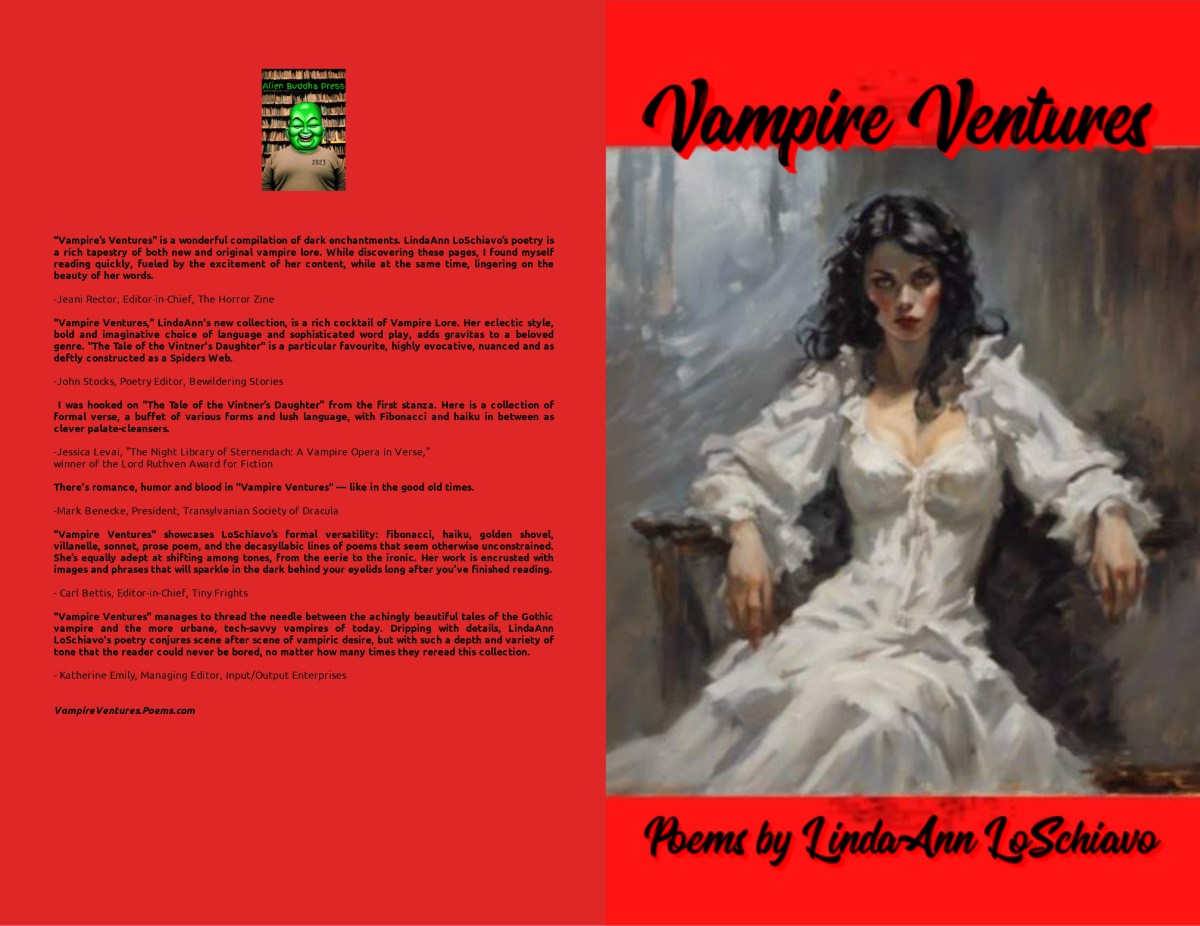Vampire Ventures: Poems by LindaAnn LoSchiavo Review – Author Anthony Avina