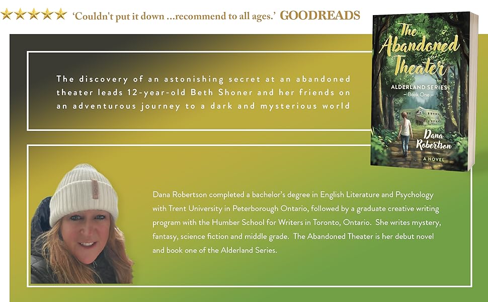 The Abandoned Theater (Alderland Series Book One) by Dana Robertson Review – Author Anthony Avina